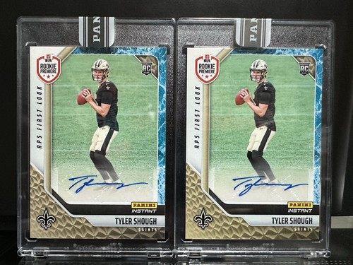 2025 Panini NFL Rookie Premiere Tyler Shough 1st Ever Pro Uniform Card ...