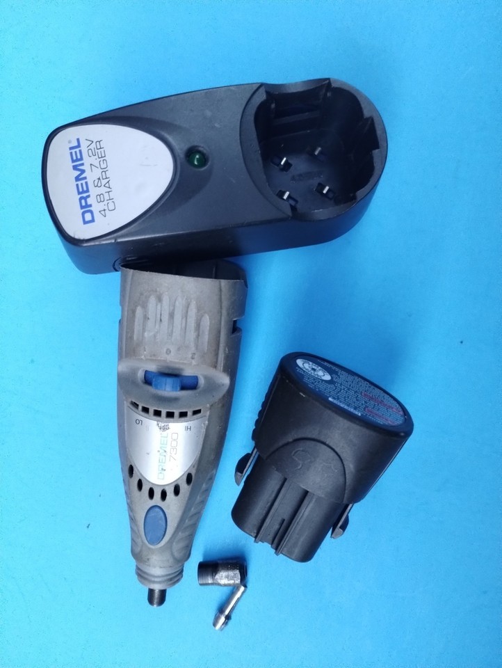 Dremel 7300 2 Speed Rotary Pet Nail Grooming Tool w/ Charger & Battery ...