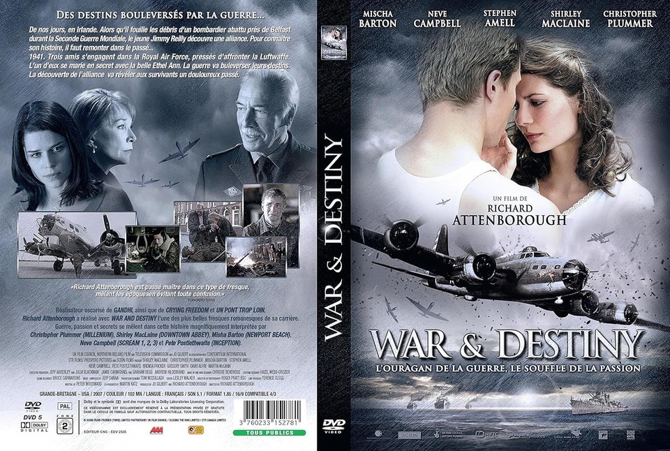 War and destiny (DVD) Richard Attenborough Christopher Plummer Shirley ...