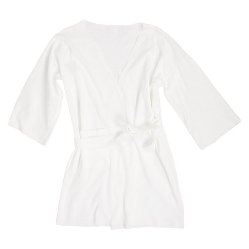 Towel Robe Ladies Bath Disposable Bathrobe for Spa Client Robes Hair ...