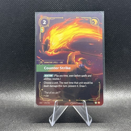 Counter Strike Signature spell Jax Riftbound Foil 194/221 | eBay