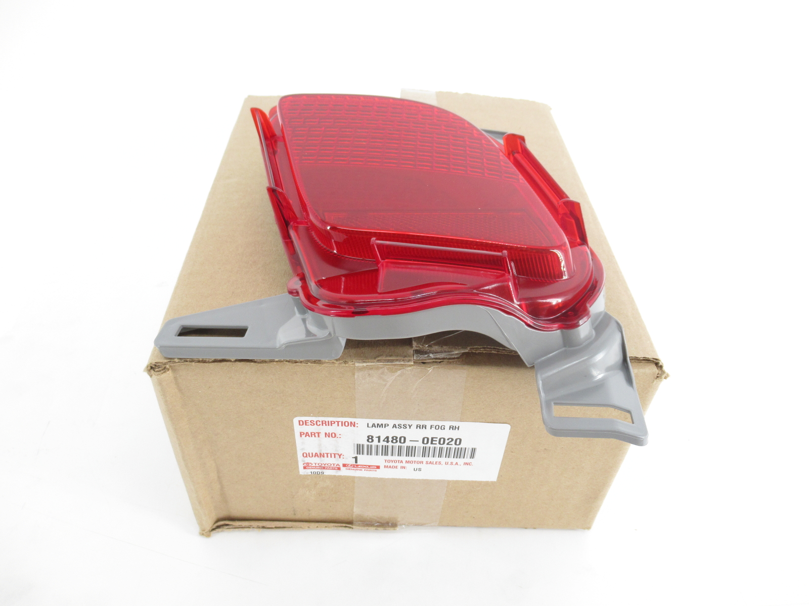 Genuine OEM Toyota 81480-0E020 Passenger Rear Reflector Bumper Trim | eBay