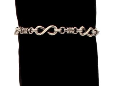 Silver Strike Jewelry Mens Infinity Link Chain Bracelet Silver D4710436 ...
