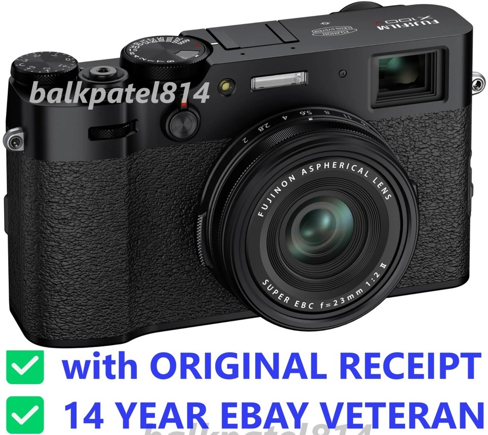 Fujifilm X100VI Camera BLACK - IN HAND & SHIPS ASAP TRUSTED SELLER | eBay