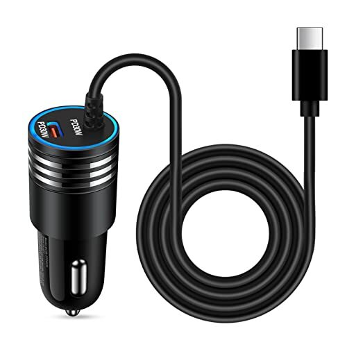 60W Super Fast Charging Android Car Charger Type C Rapid Samsung Car ...