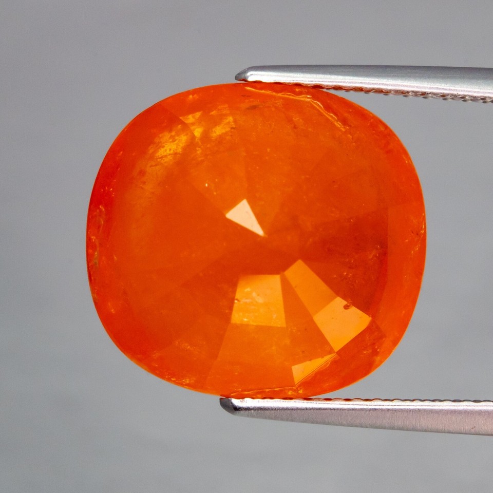 17.64ct. (15.x14) Ravishing Color! Natural Orange Spessartite Mandarin ...