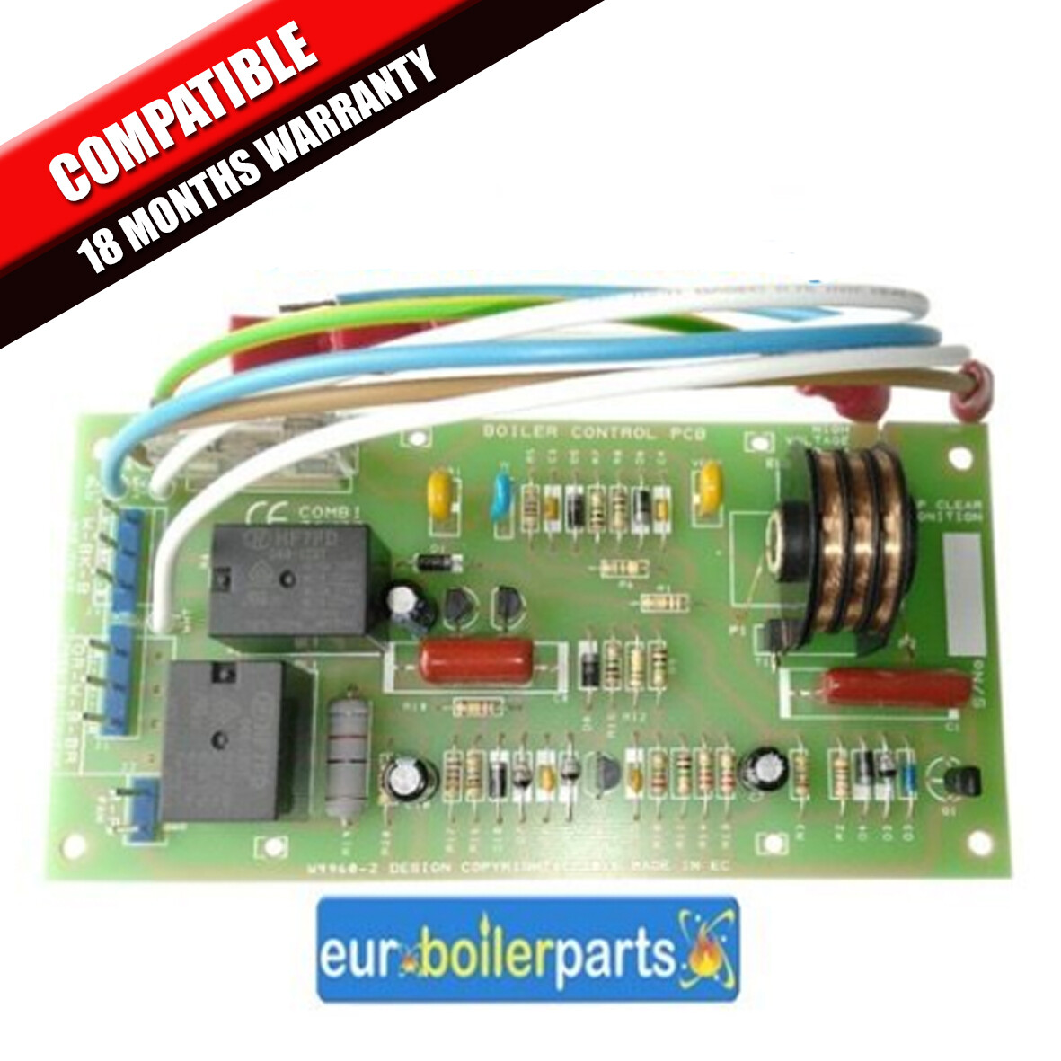 Potterton Prima 30F 40F 50F 60F 80F 100F Replacement Pcb 407677 Brand ...