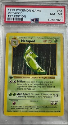 1999 Pokemon Game Metapod 1st Edition | eBay