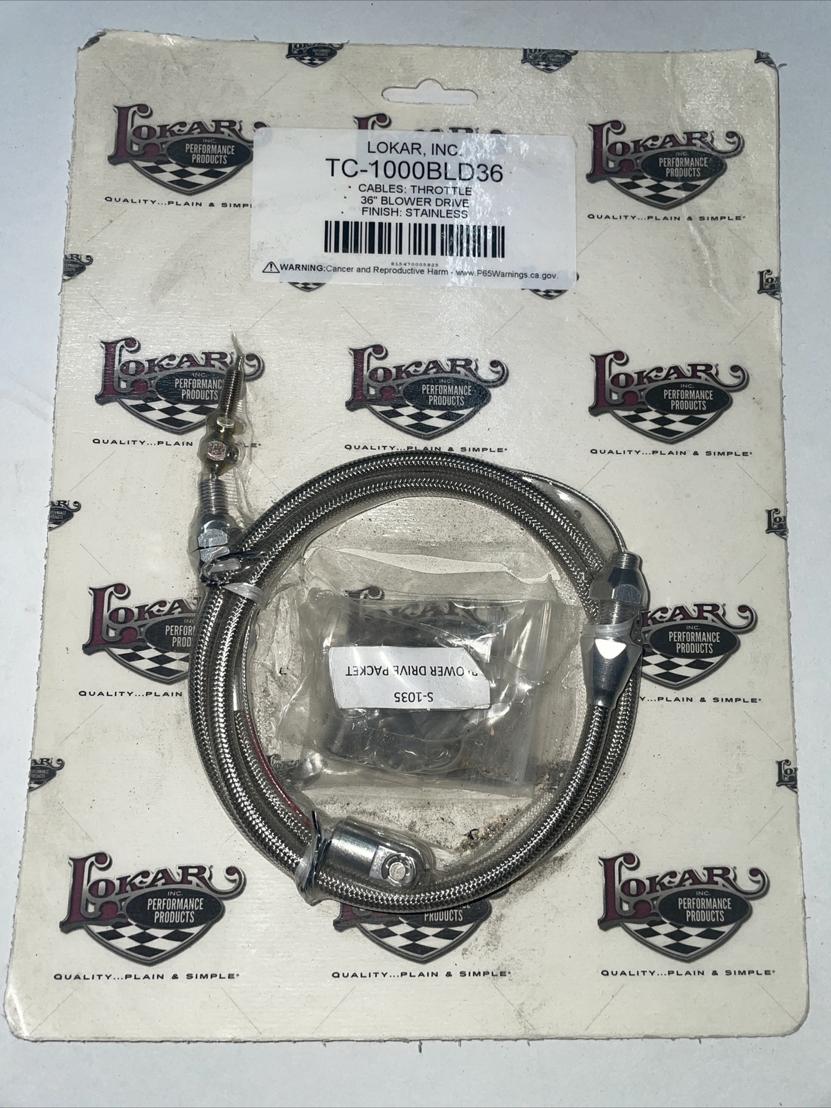 Lokar+Tc-1000bld36+Hi-tech+Throttle+Cable+Kit+for+Blower+Drive for sale ...