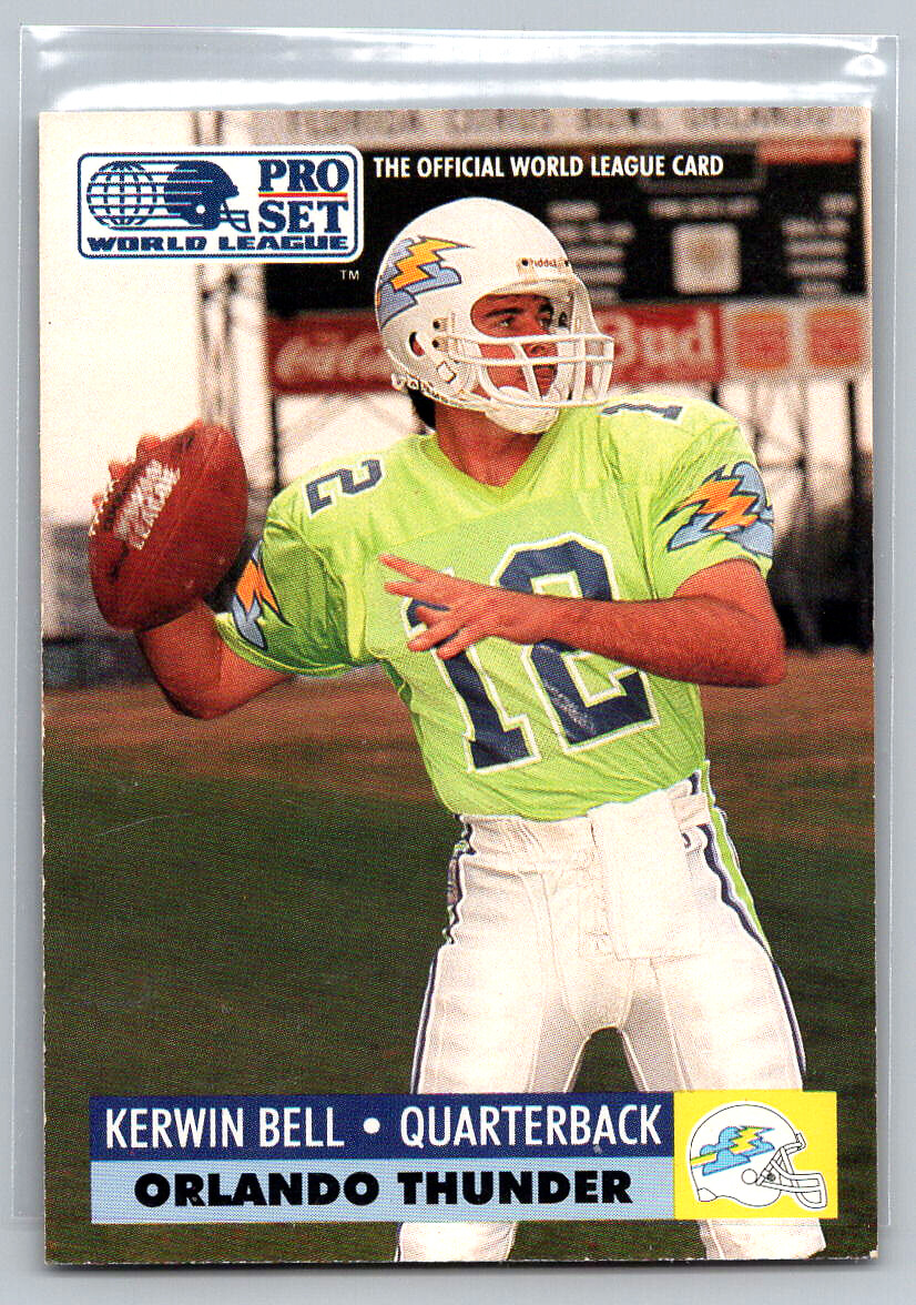 # 22 Kerwin Bell Orlando Thunder 1991 Pro Set | eBay