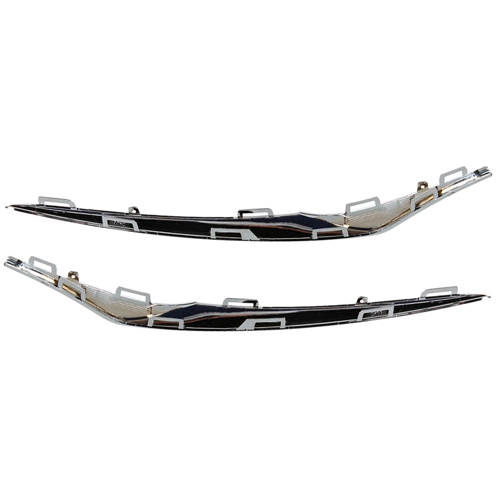 2 Front Bumper Cover Molding Trim Chrome LH&RH for Mercedes W117 CLA ...