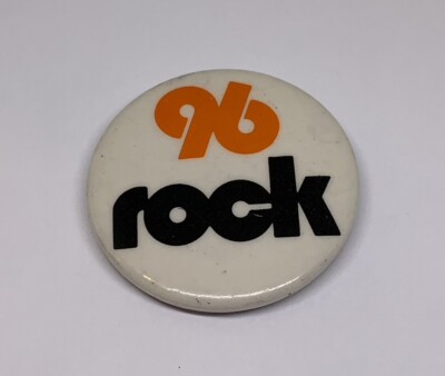 Vintage 96 Rock Atlanta's Classic Rock FM Radio Station Button Pin (105 ...