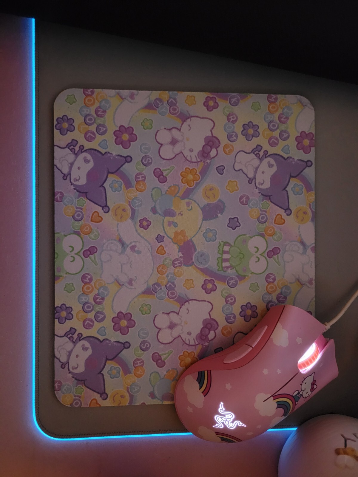 Sanrio MOUSE PAD Custom Gaming Hello Kitty Kawaii Kuromi Melody Cute ...