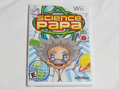 NEW Science Papa Nintendo Wii Game SEALED chemistry physics biology ...