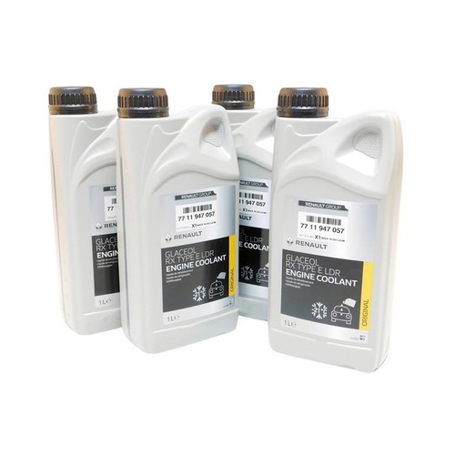 4x 1L Renault 7711947057 Antigel Glaceol Rx Type E Vert/Bleu | eBay
