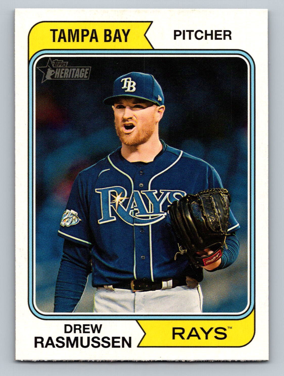 2023 Topps Heritage #531 Drew Rasmussen Tampa Bay Rays | eBay