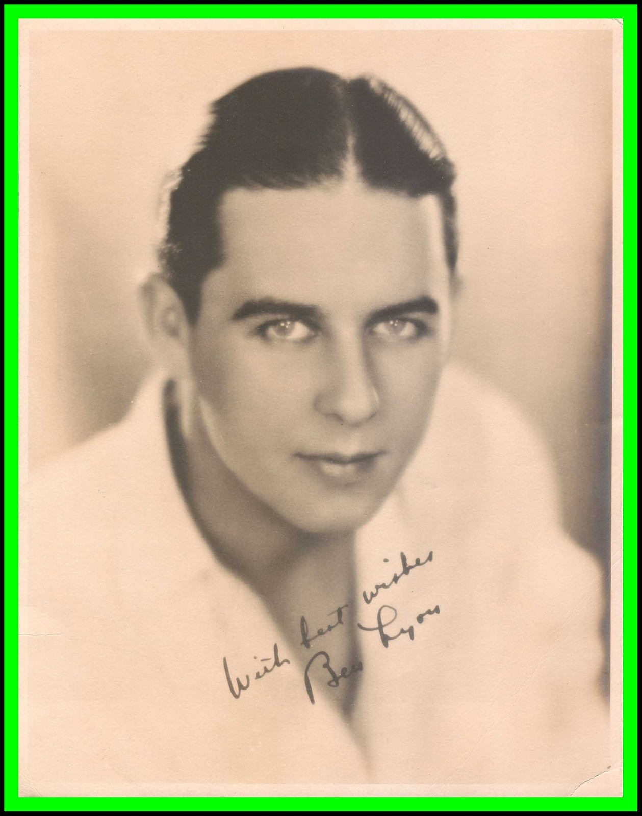 BEN LYON - Original Vintage PORTRAIT Printed Signature 1920's | eBay