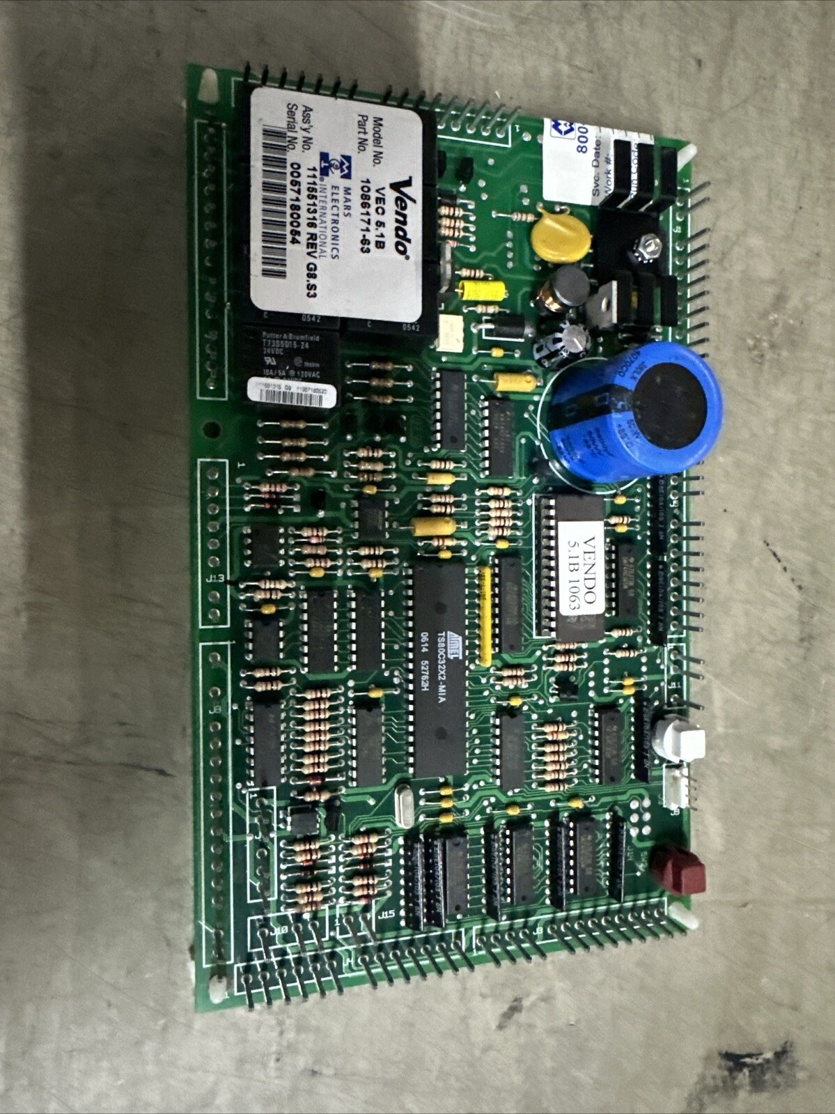 Vendo Soda Vending Machine Main Control Board VEC 5.1 5.1B Pepsi 511 ...