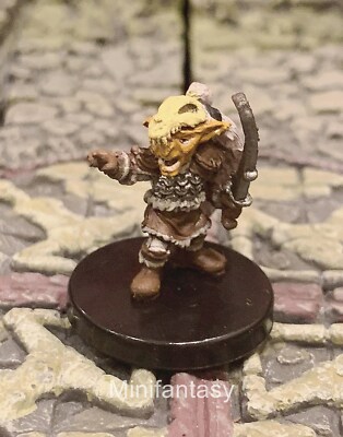 Snow Goblin D&D Miniature Dungeons Dragons Guard Warrior Fighter ...