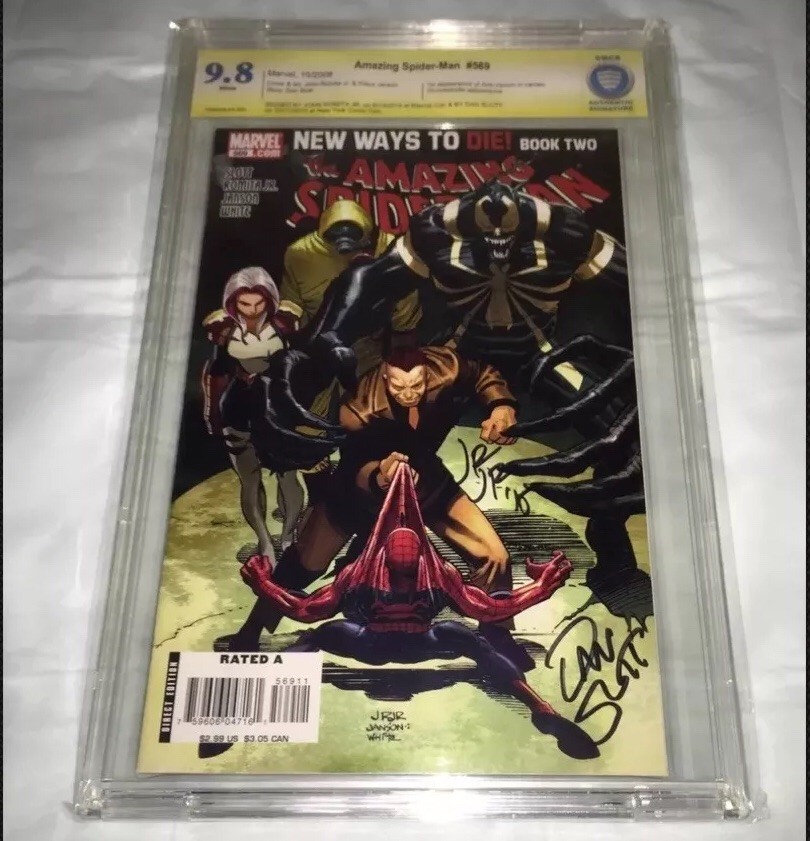 Amazing Spider-Man #569 1st Appearance Anti-venom 9.8 SS John Romita ...