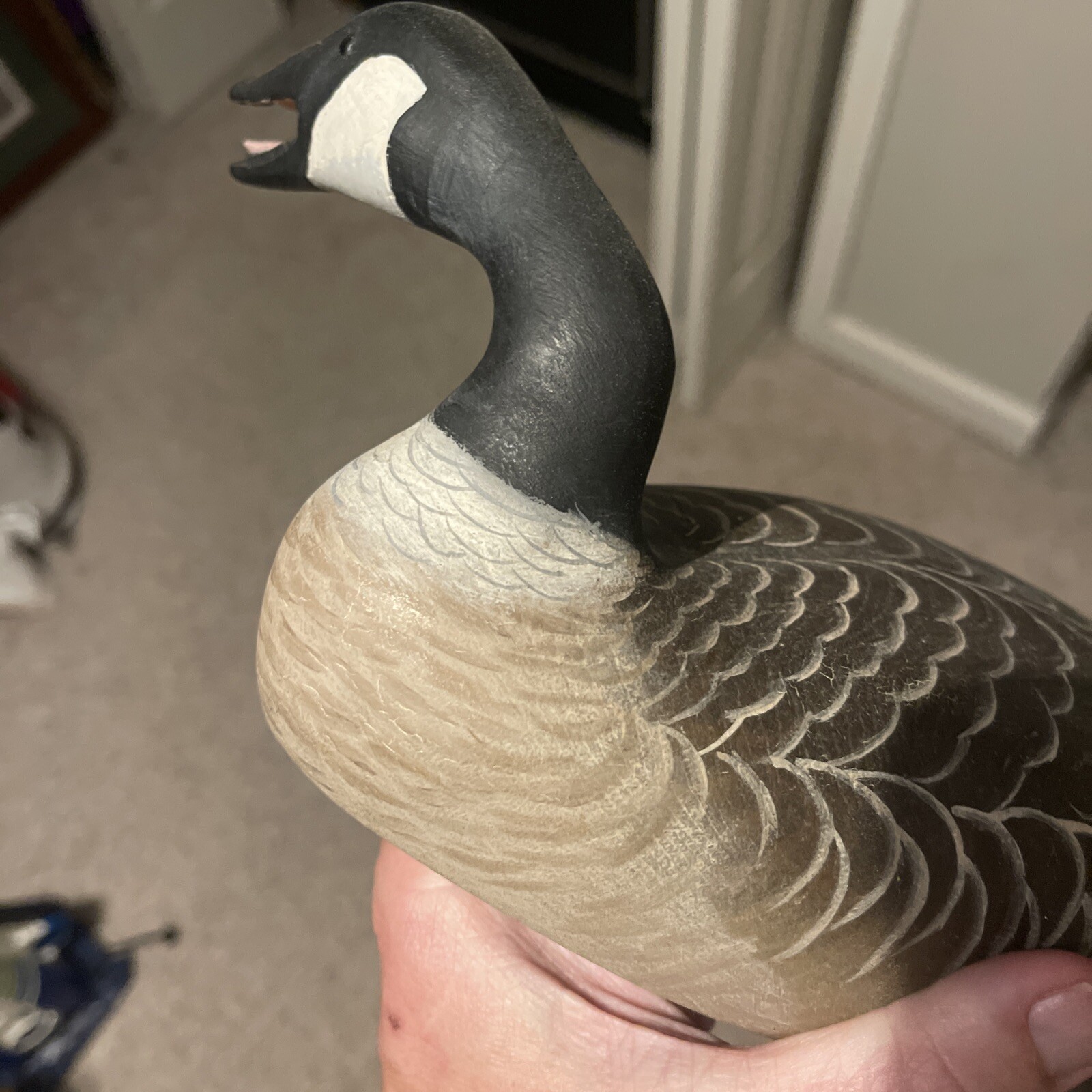 Vintage Lem Ward Goose Decoy signed Lem And Steve Ward Crisfield | eBay