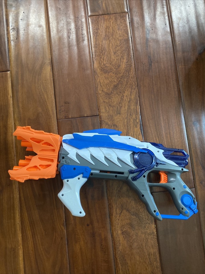 NERF Alien Menace Ravager Elite Rotating Barrel Blaster RARE TOYS R US ...