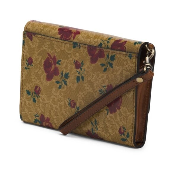 PATRICIA NASH Leather Marsiliana Mirror Wristlet Wallet Western Lace ...
