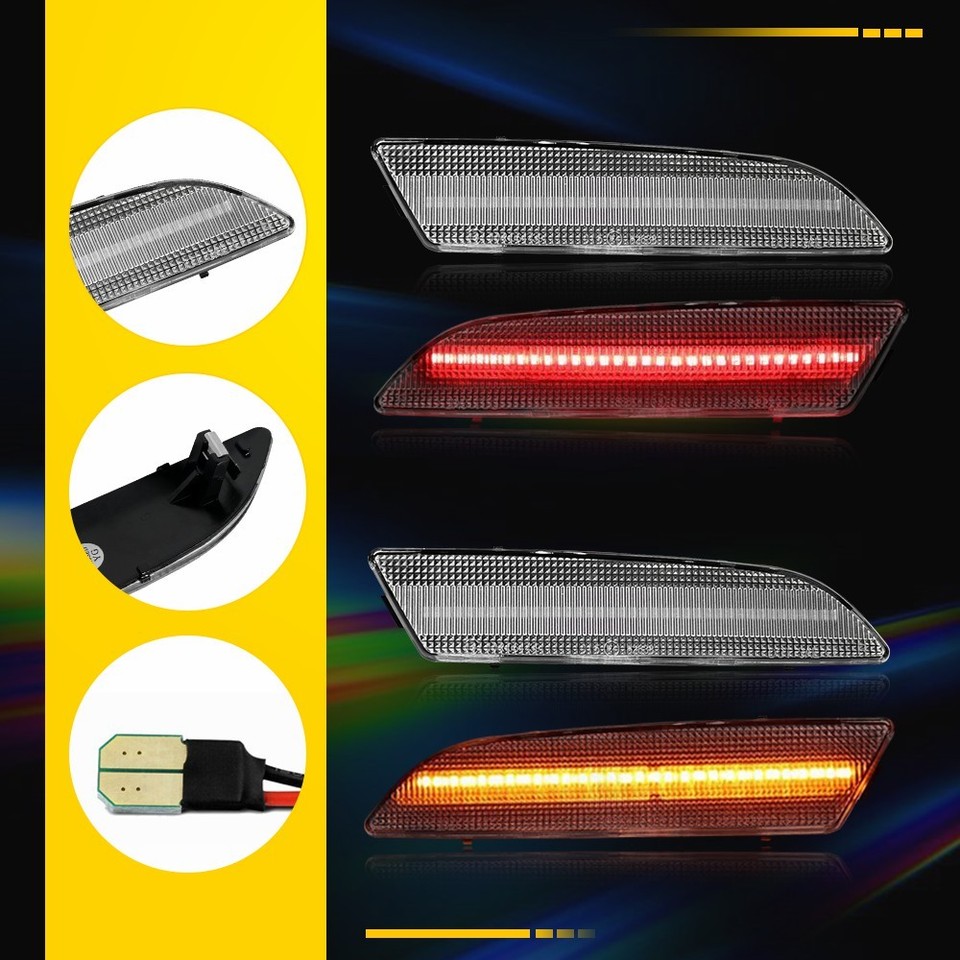 For 2004-2008 Chrysler Crossfire Front Rear LED Side Fender Marker ...