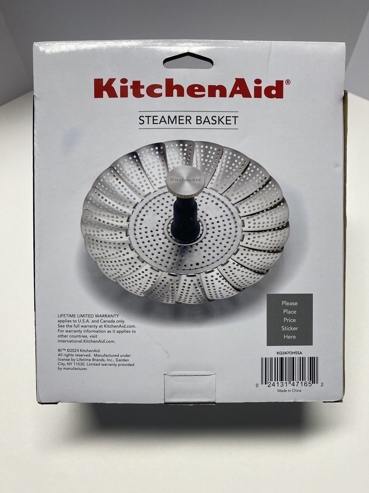 KitchenAid Universal Steamer Basket, 10-Inch, Stainless Steel | eBay
