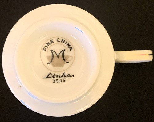 Japan M Fine China Cups & England Adderley Fine Bone China Creamer ...