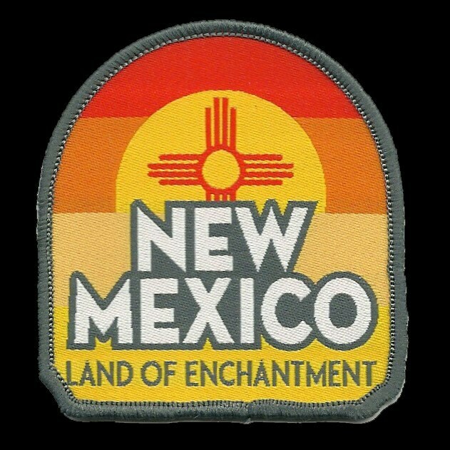 New Mexico Patch – NM Land of Enchantment - Souvenir Patch Travel Iron ...