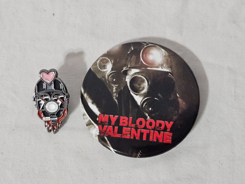 Lot of 2 My Bloody Valentine Pins. Horror. 3D. | eBay