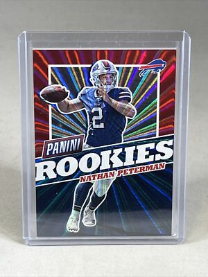2017 Panini The National Nathan Peterman Panini Rookies Refractor 25/25 ...