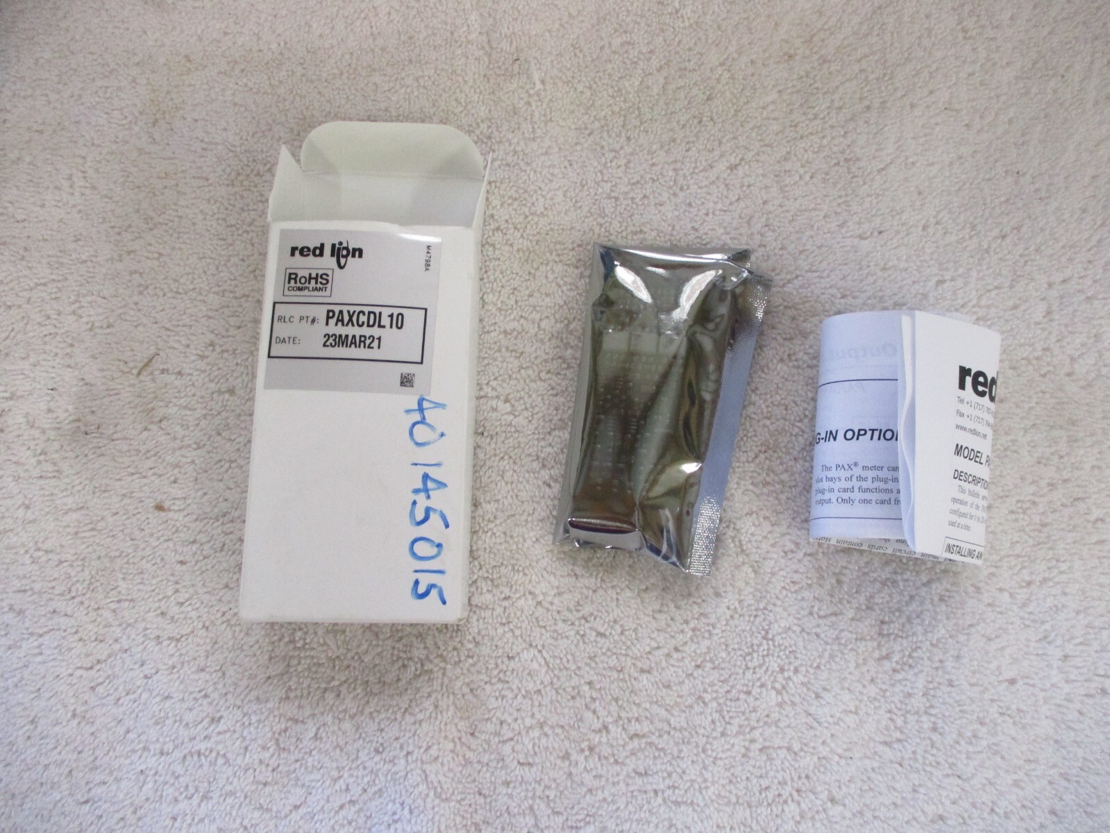 Red Lion Controls PAXCDL10 Analog Output Card Job Surplus-new for sale ...