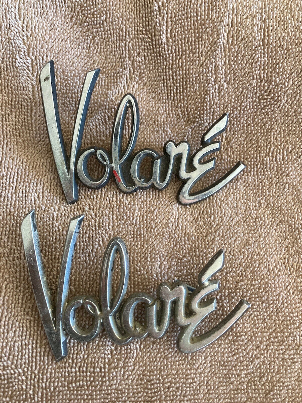 Vintage Dodge Plymouth Volare Badge Emblem Logo Set Of 2 | eBay
