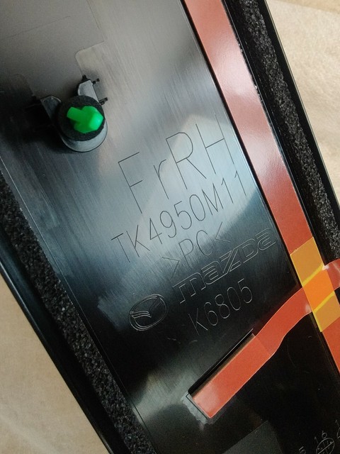 OEM MAZDA Garnish RIGHT Front Door # TK49-50-M10D for sale online | eBay