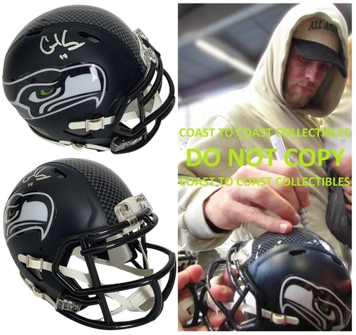 Cooper Kupp Signed Seattle Seahawks Mini Football Helmet Proof COA ...