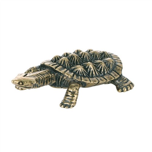 3pcs Handmade pure copper Tortoise antique decorative collection ...