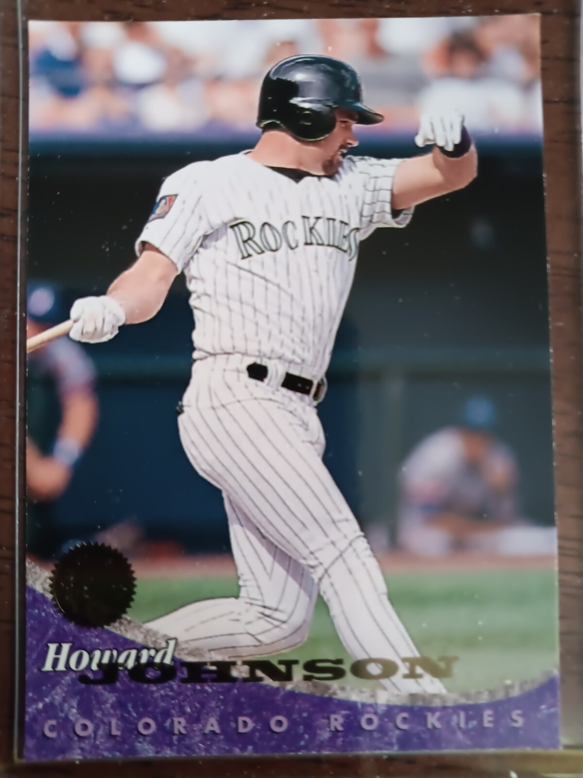 HOWARD JOHNSON COLORADO ROCKIES 1994 LEAF BY DONRUSS BASEBALL CARD #432 ...