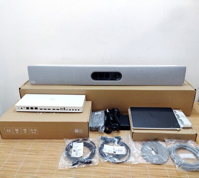 Neu Cisco CS-KITPLUS-K9 Webex Room Kit Plus CS-CODEC-PLUS+ CS-QUADCAM ...