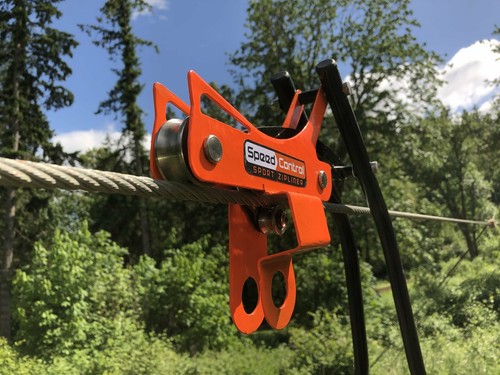 Zip line Trolley with Brake (Sport) - revolutionary no-wear braking ...