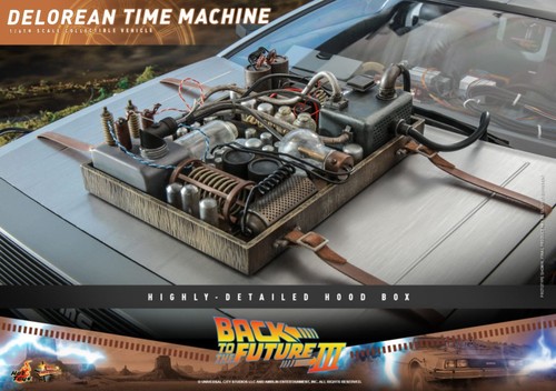 Back to the Future 3 - Delorean Time Machine 1:6 Scale Collectable ...