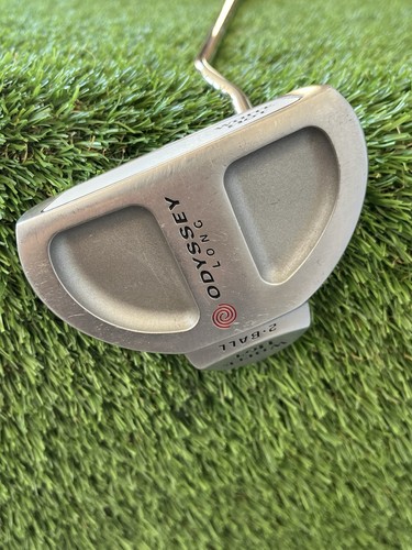 *NICE* Odyssey White Hot 2-Ball Filled Putter 48” Long Broomstick Golf ...