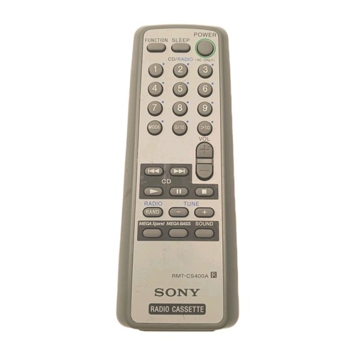 Genuine OEM Sony RMT-CS400A Remote Control CFD-S400 CFD-S550 CFD-S500 ...
