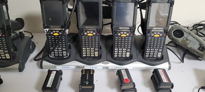 MC9000 RF scanner with charger and batteries | eBay