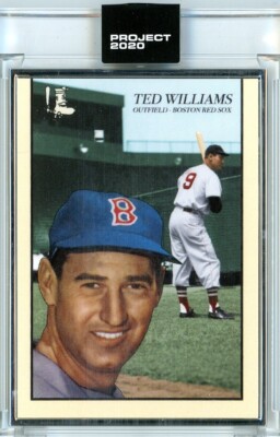 TOPPS PROJECT 2020 TED WILLIAMS - OLDMANALAN AP 03/20 Silver Frame #90 ...