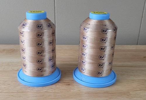 Robison-Anton EMBROIDERY THREAD Rattan 122 SS/SB RAYON/POLY 2 Cone Lot ...