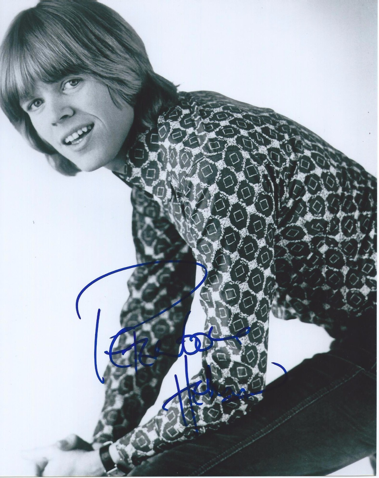 PETER NOONE signed 8X10 PHOTO HERMAN'S HERMITS PROOF HENRY 8TH VIII | eBay