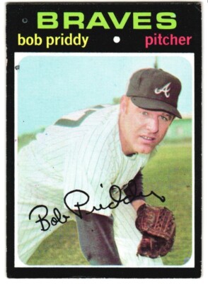 1971 Topps Baseball #147 Bob Priddy Atlanta Braves - VG+ | eBay