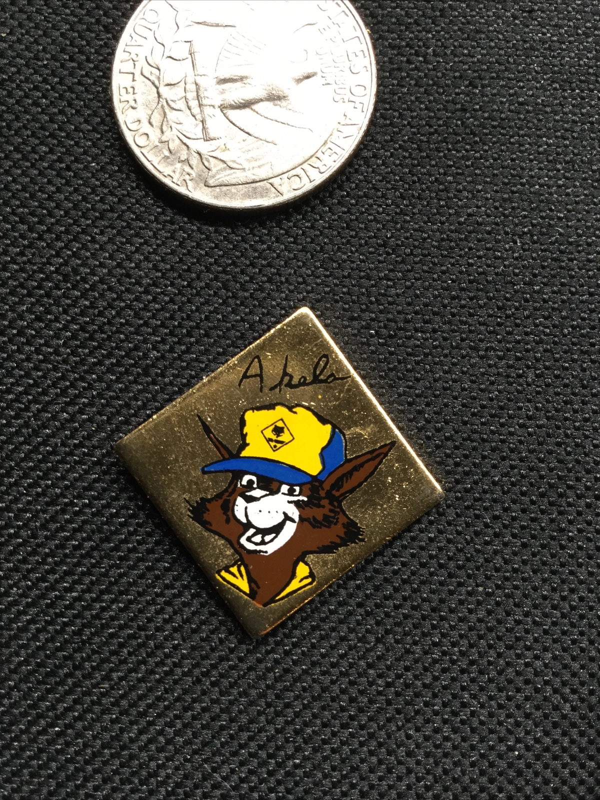 Vintage Cub Scouts BSA Wolf White Enamel Pin or Tie Tack - Boy Scout of ...